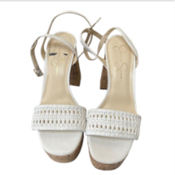 Jessica Simpson | Shoes | New Jessica Simpson White Chunky Platform ...
